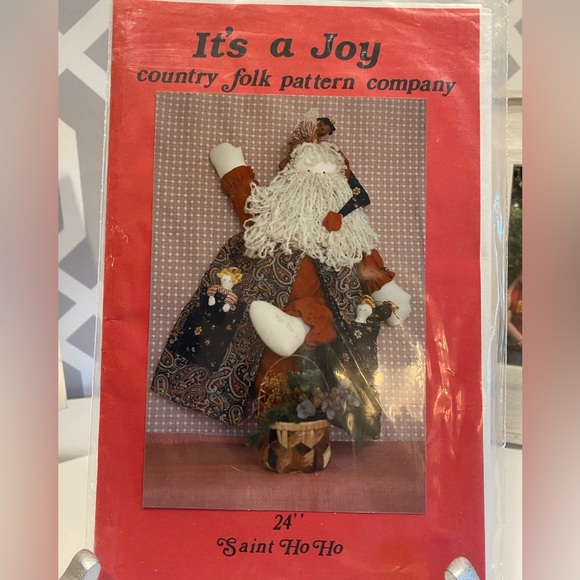 Office | Its A Joy 24 Saint Ho Ho Pattern And Kit | Poshmark